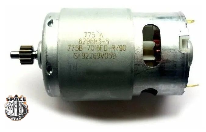 Двигатель (мотор) 18V Makita BDF453, DDF453, DF457D, DF488, HP457, DHP453 (оригинал) 629937-8