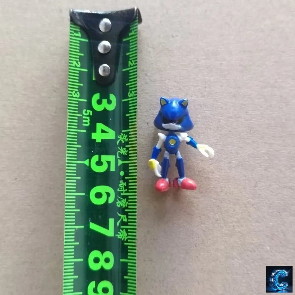 Фигурка Соник светящийся из Sonic the Hedgehog 3 Movie, Highly Articulated Action Collector Toy Figure , Соник в Кино