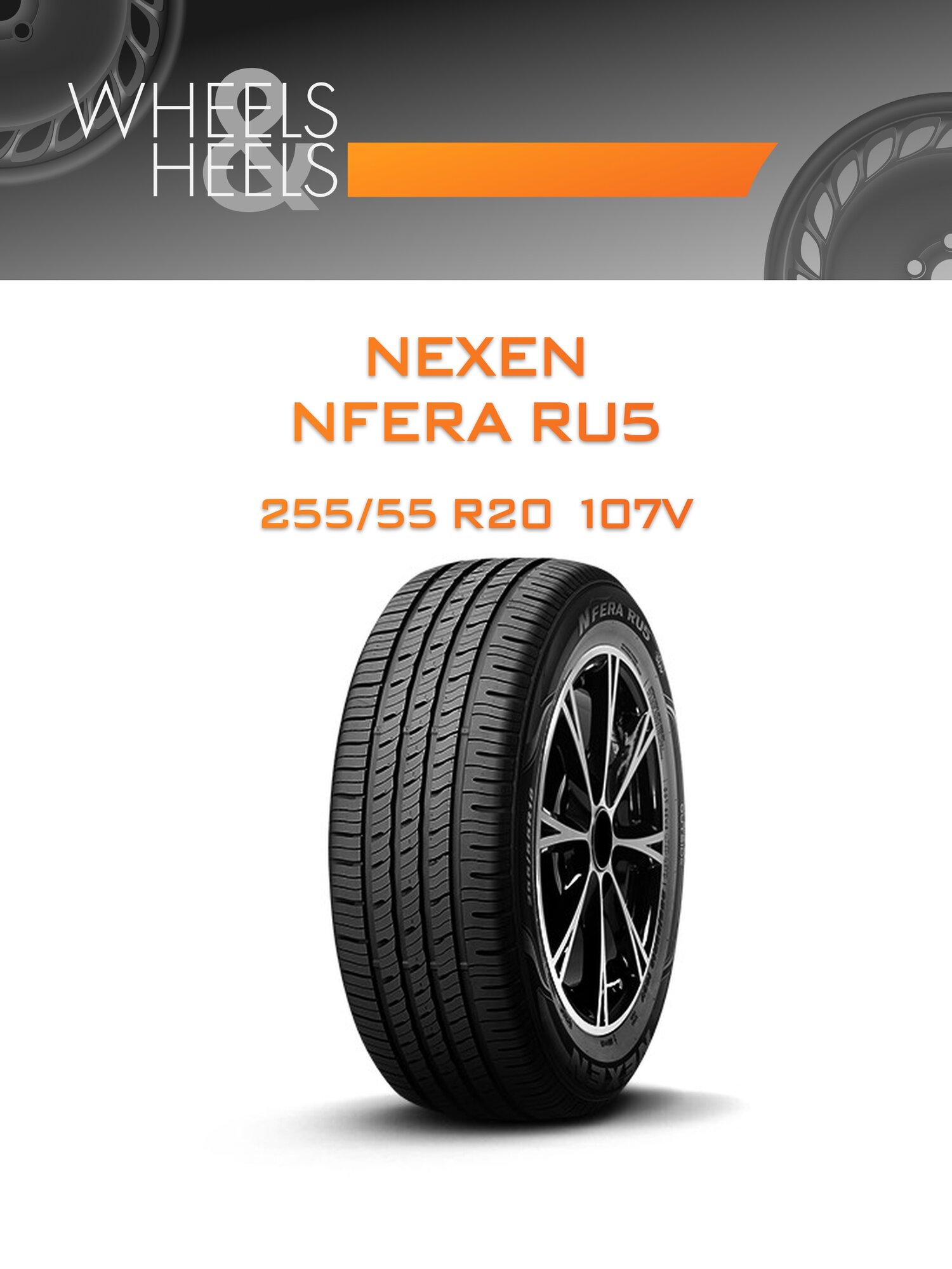 Шина автомобильная NEXEN NFERA RU5 255/55 R20 107V SUMMER, летняя, универсальная