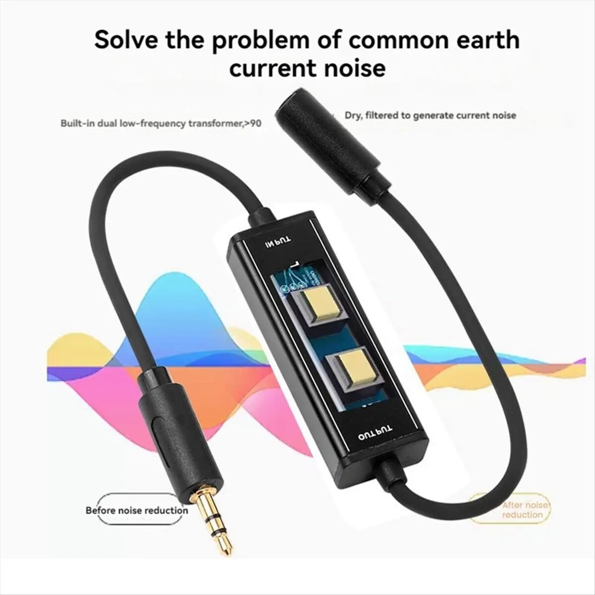 Аудио изолятор 3,5 мм Black