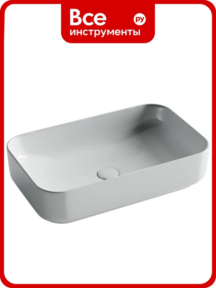 Накладная чаша умывальник Ceramicanova Element прямоугольная 605_375_145мм CN5044