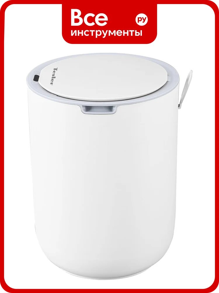 Сенсорное ведро для мусора TESLER STB-0821 WHITE 00000203776