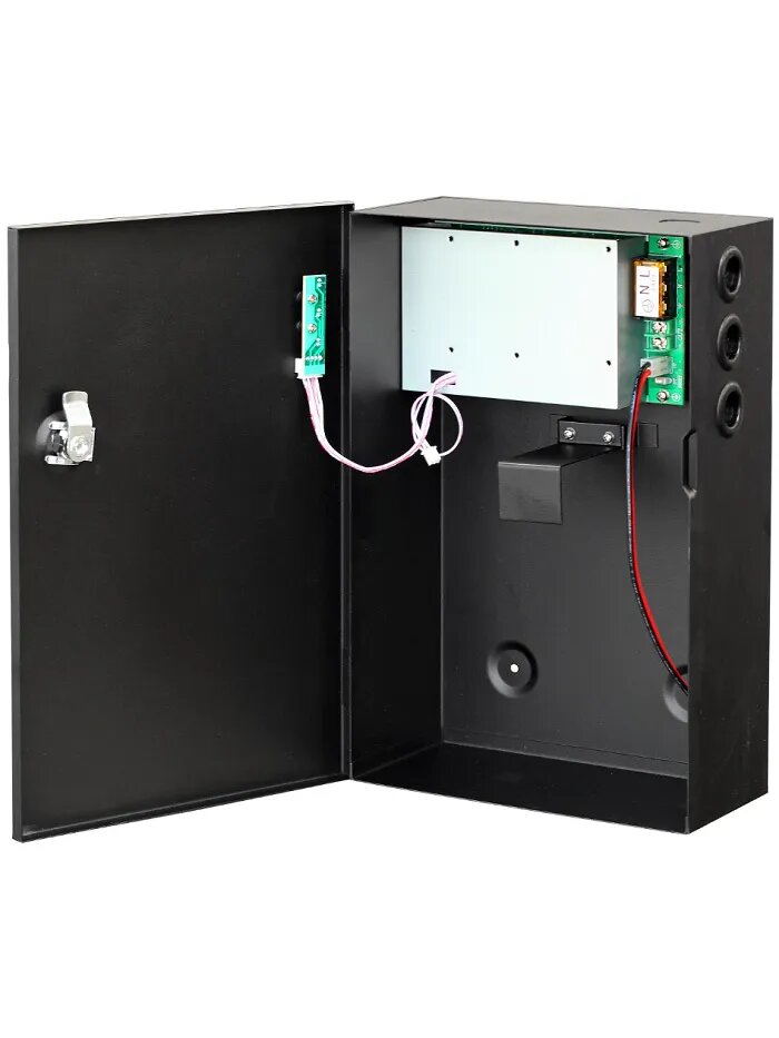 Блок бесперебойного питания Smartec ST-PS105BML-BK Блок бесперебойного питания профессиональный 12 VDC/ 5 A; 220 VAC (место для аккумулятора 17 Ач)