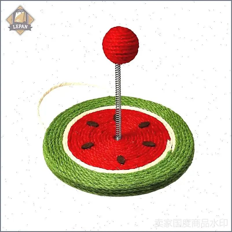 Интерактивные игрушки-скребки для домашних кошек и котенков из натурального сизаля, коврики для кошачьих когтеток, Шарики, Весенняя игрушка