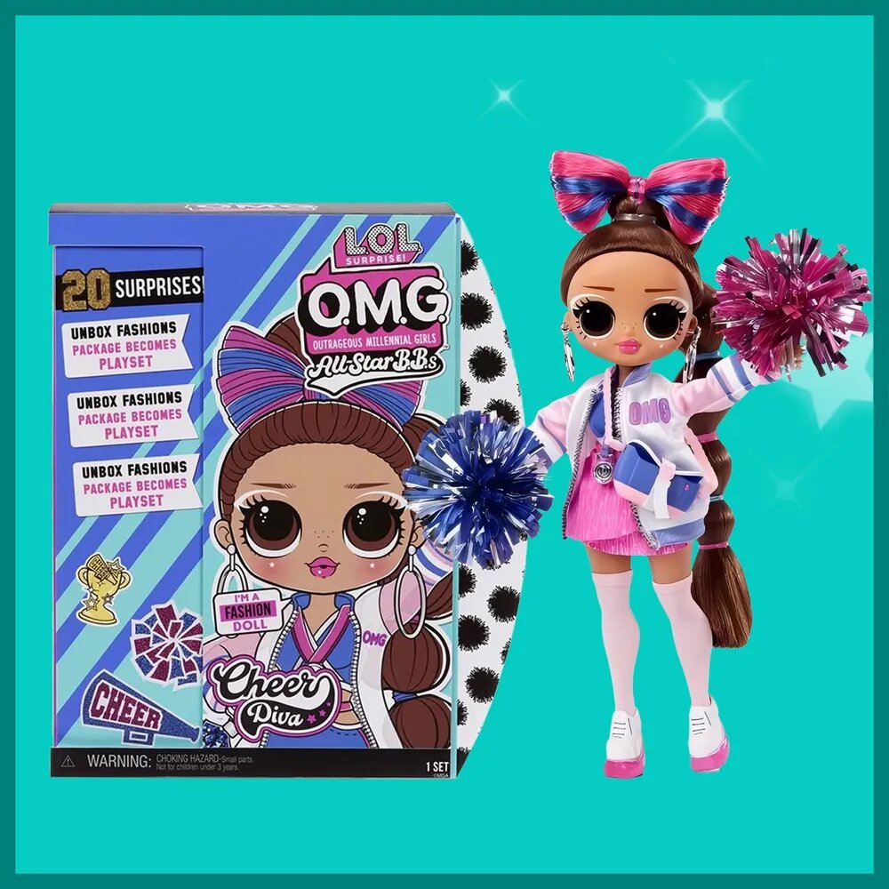 L.O.L. Surprise! Кукла ЛОЛ OMG Sports Doll Cheer , 25 см