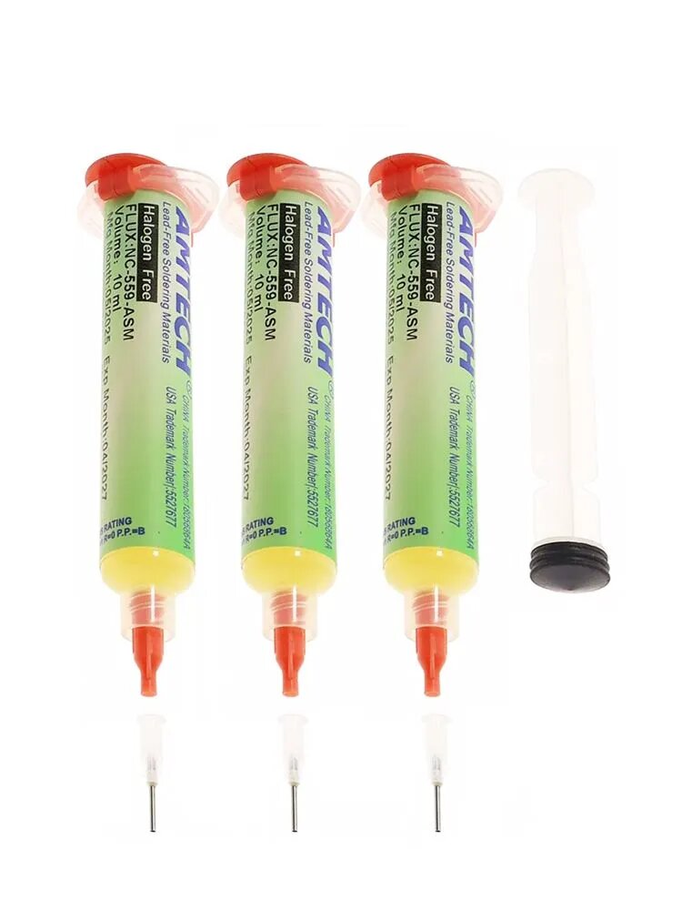 Флюс для пайки гелевый AMTECH NC-559-ASM-UV , Soldering Flux гель фксп флюс 10cc