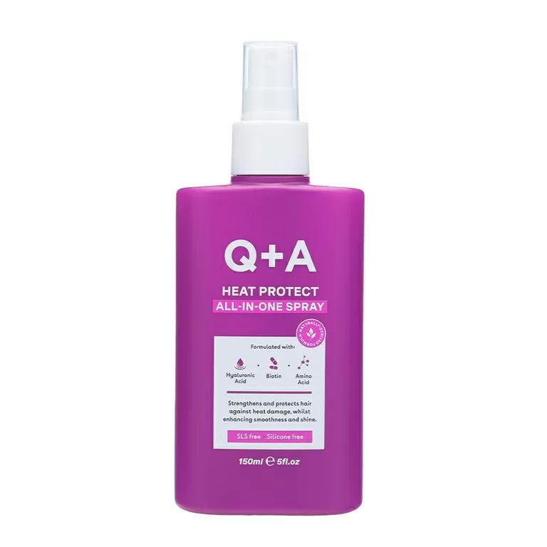 Q+A Heat Protect All-in-One Spray, Спрей-термозащита для волос 150 мл