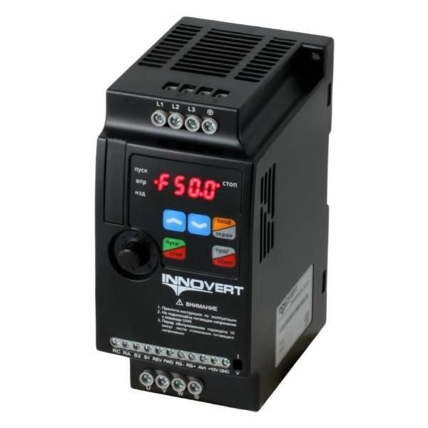 Частотный преобразователь ISD mini PLUS, выходной ток 3.5 А 0,55 кВт вх: 1ф x 220В / вых: 3ф х 220В ISD551M21E