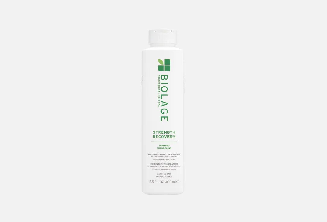 BIOLAGE Strength Recovery Восстанавливающий шампунь для поврежденных волос 400 мл