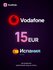 Пополнение мобильного Vodafone Испания 15 евро (EUR) | мобильная связь, prepaid,...