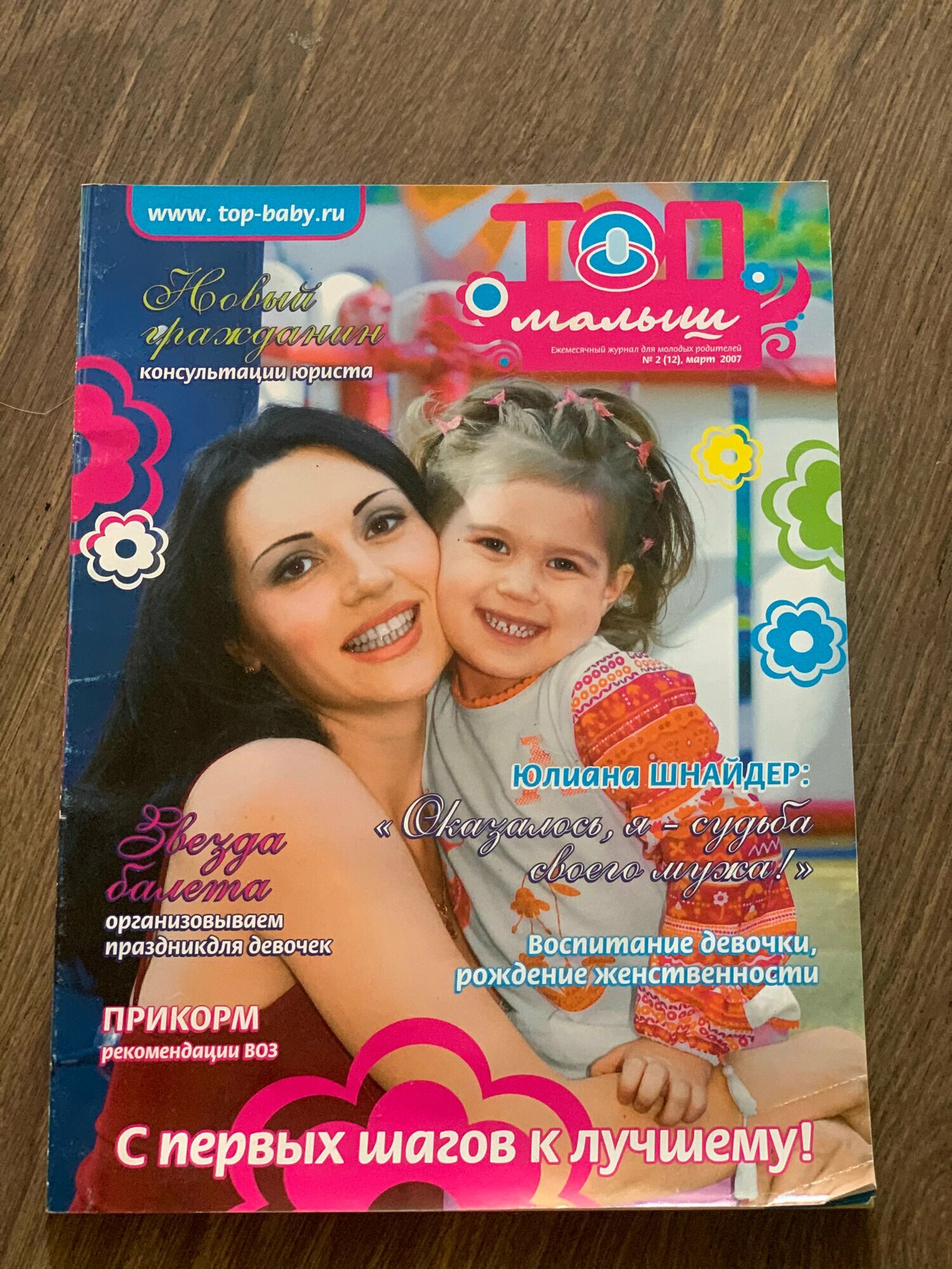 Топ малыш, с первых шагов к лучшему!