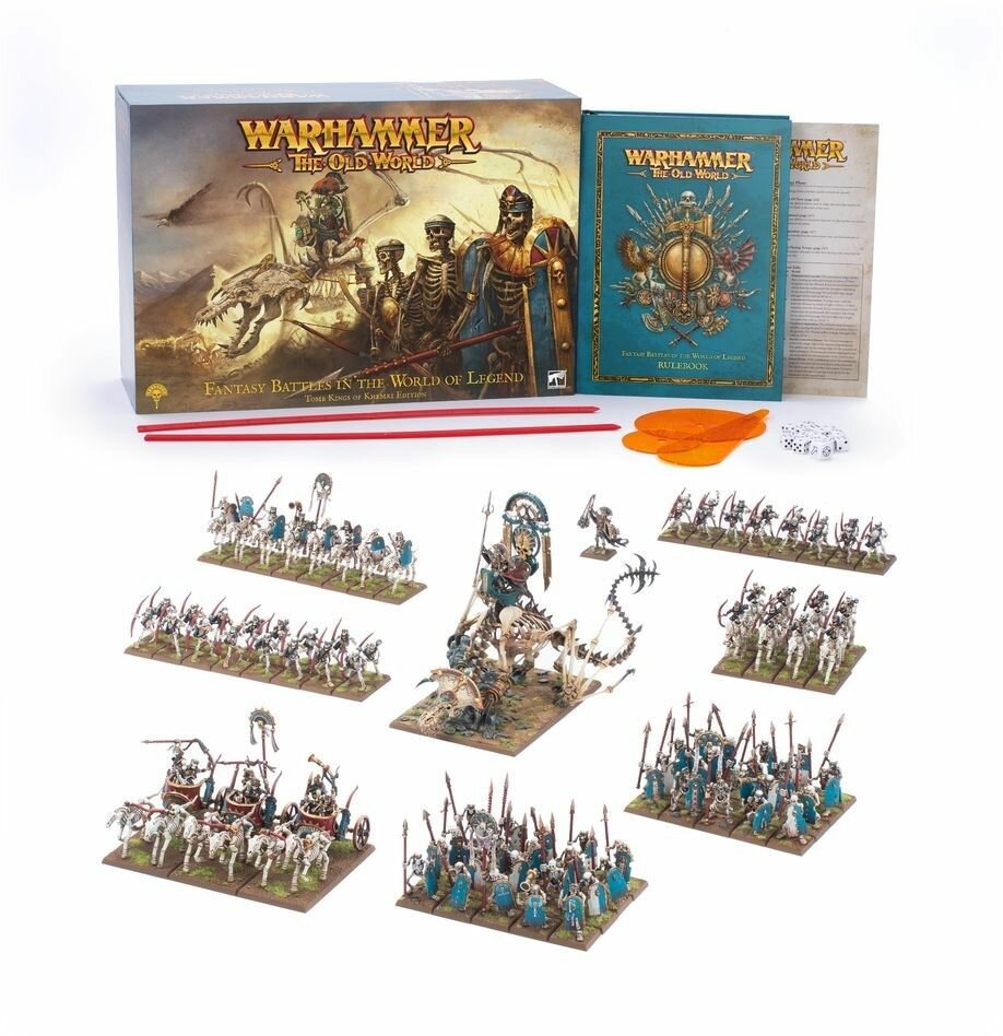 Набор миниатюр Tomb Kings of Khemri (Eng) Warhammer 40000 The Old World - 93 Фигурок