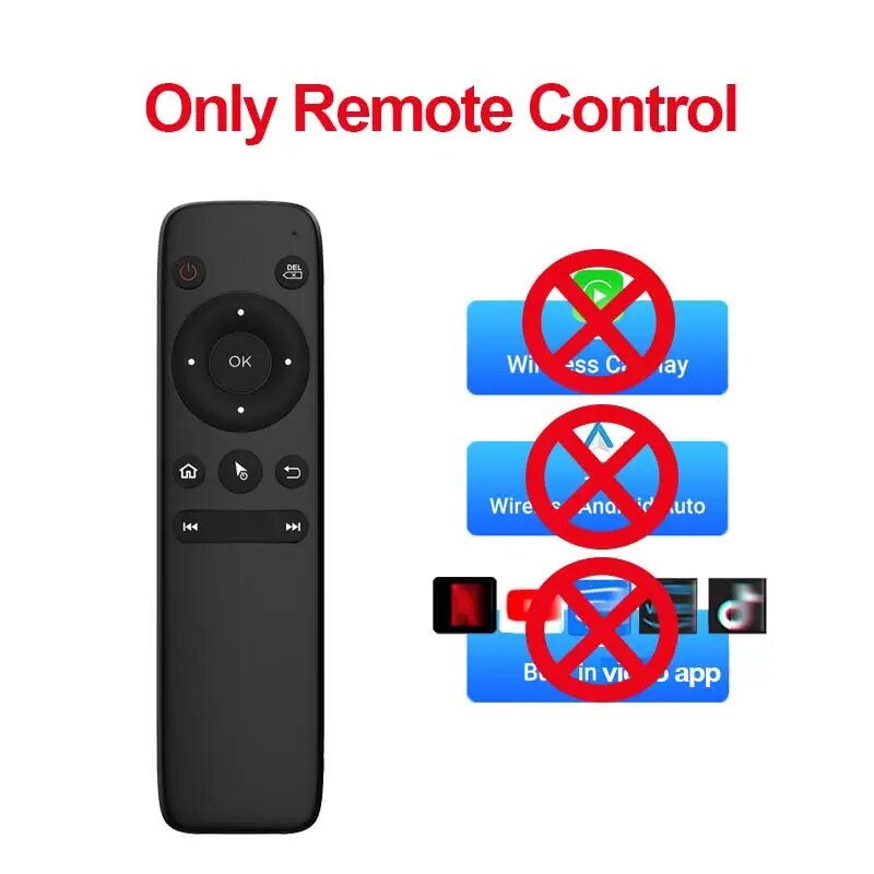 Ottocast P3 Lite Ai TV Box Беспроводной адаптер CarPlay Android Auto Qualcomm 665 8 Remote Control