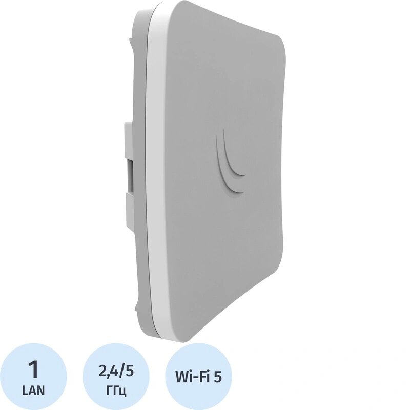 Маршрутизатор MikroTik RBSXTsqG-5acD SXTsq 5 ac(D) 5 ГГц (ac), 25 дБм