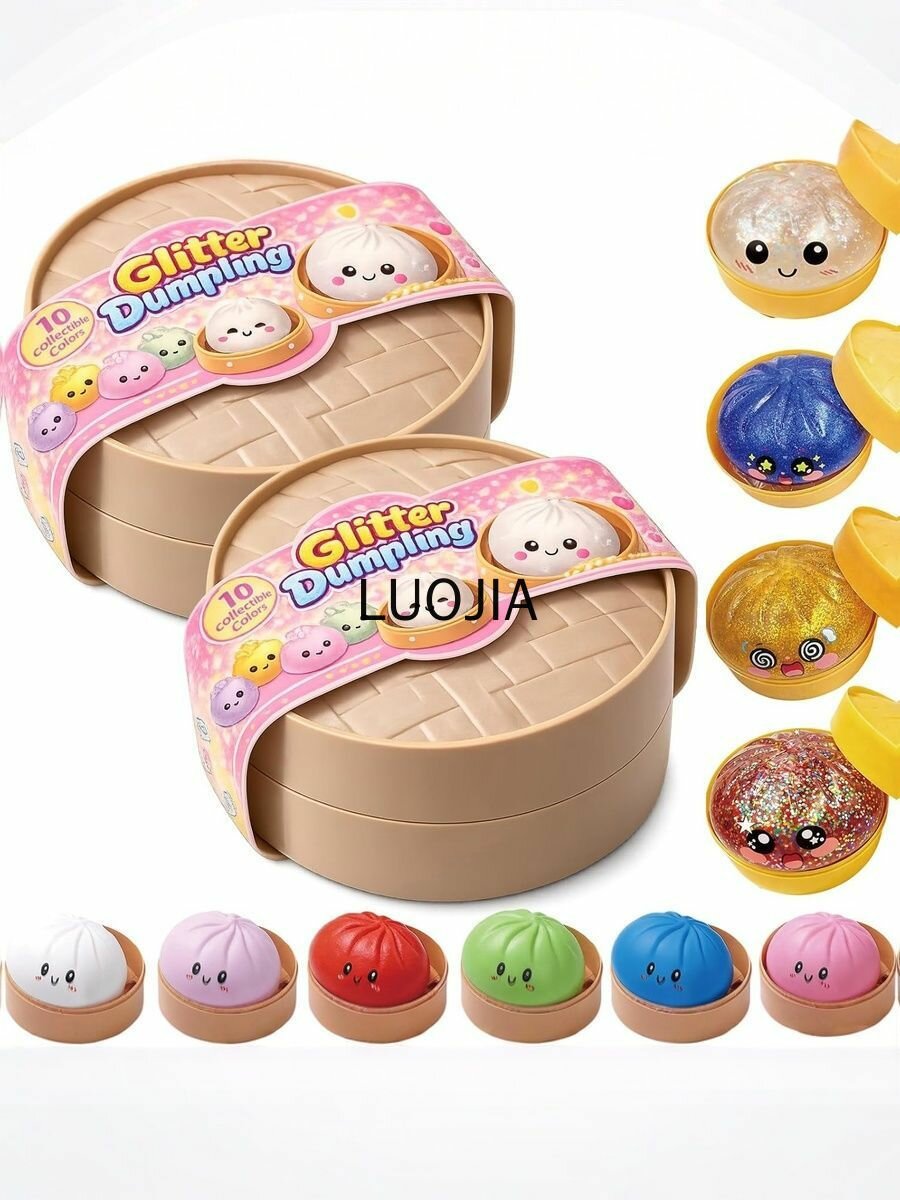 Антистрессовая игрушка, мягкие пельмени