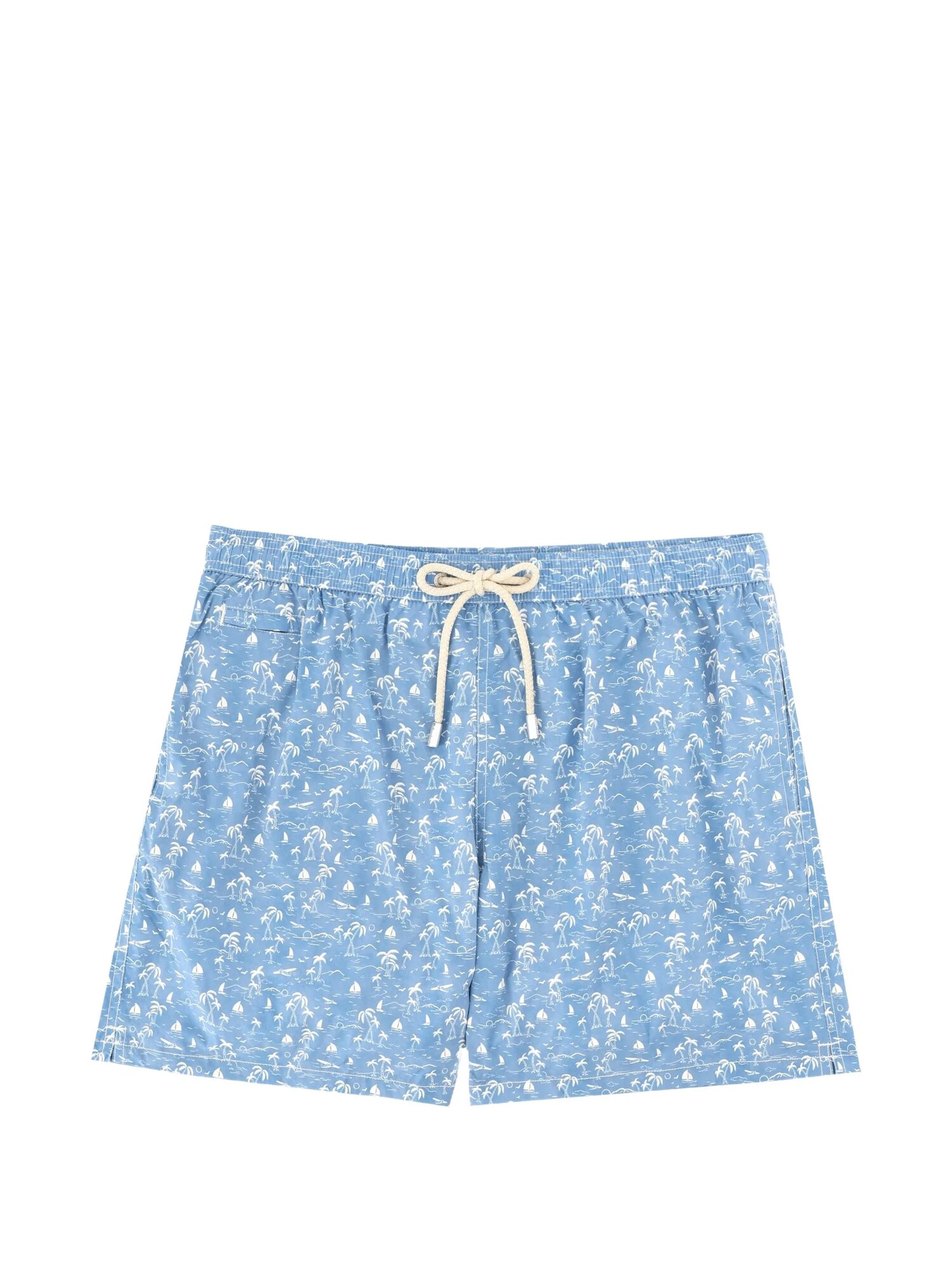 Шорты для плавания Palm-print drawstring swim shorts