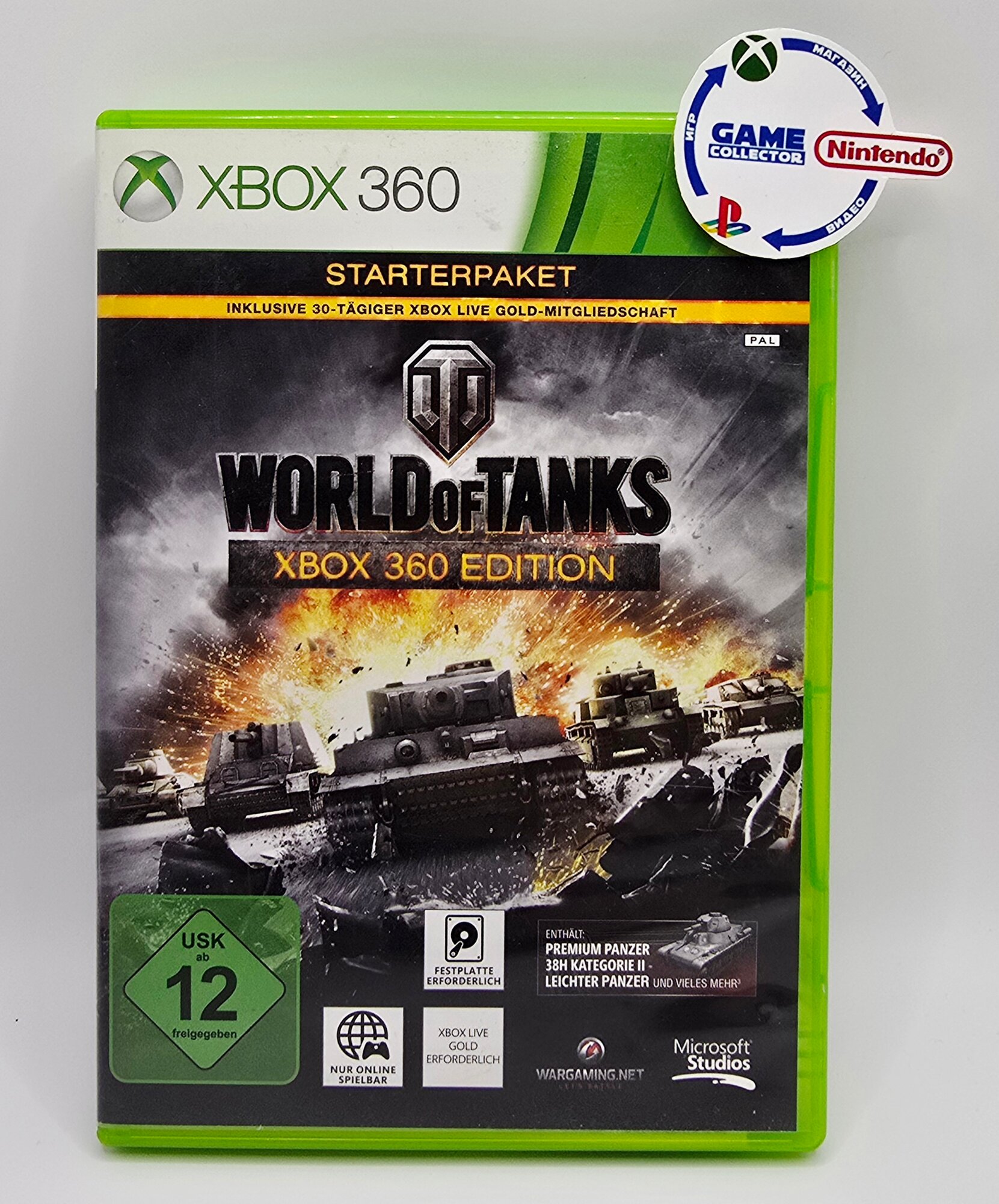 Игра World Of Tanks Xbox 360 Edition для Microsoft Xbox 360 на диске на русском языке.