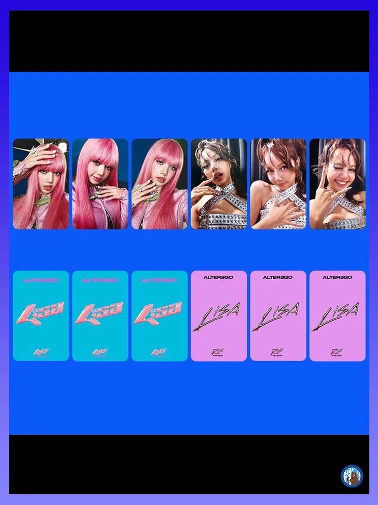 Звёздные карточки, BLACKPINK, LISA, соло японский альбом ALTERERO