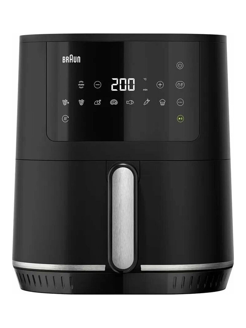 Аэрогриль Braun HF5030IBK, 6 л, 8 программ,1700 Вт, сенсорное управление