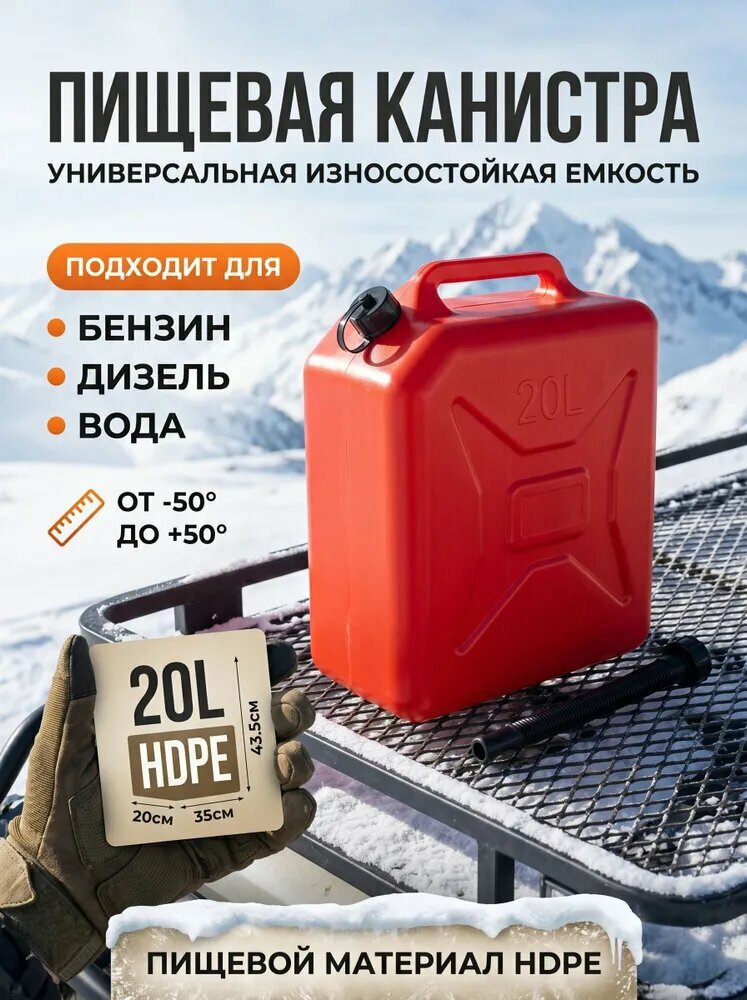 Канистра для ГСМ, 20 л