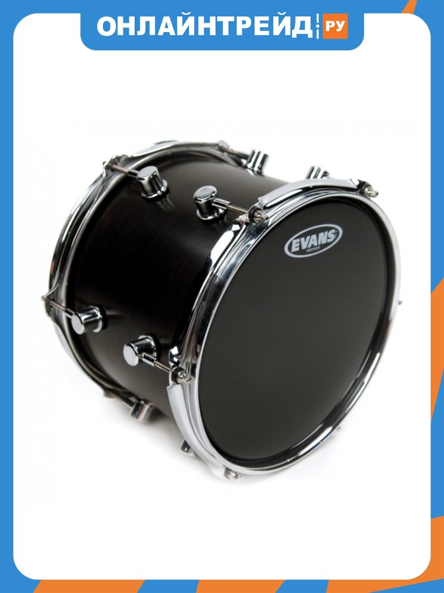 Пластик для том барабана 14" Evans TT14RBG резонансный, черный