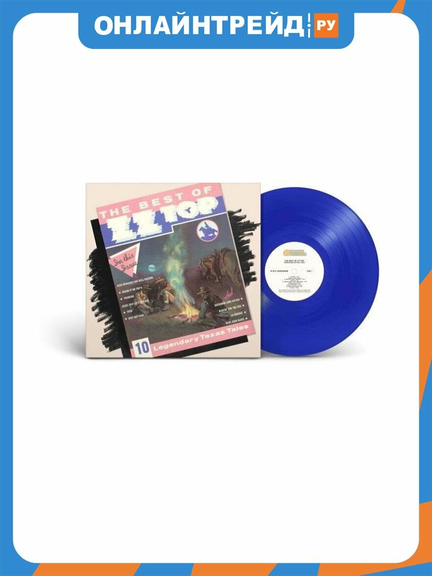 Виниловая пластинка Warner Music ZZ Top - The Best Of ZZ Top (Blue Vinyl)