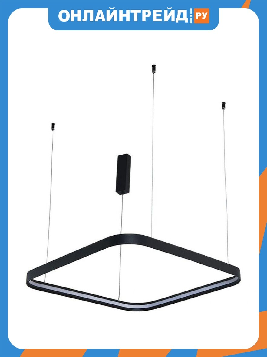 Подвесной светодиодный светильник Italline IT013-6024 black 3000K