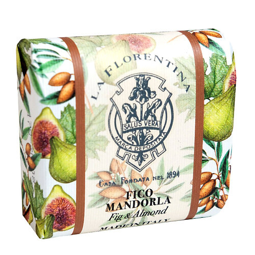 LA FLORENTINA Мыло "Фруктовые Сады" Fig & Almond / Инжир и Миндаль, 106 гр