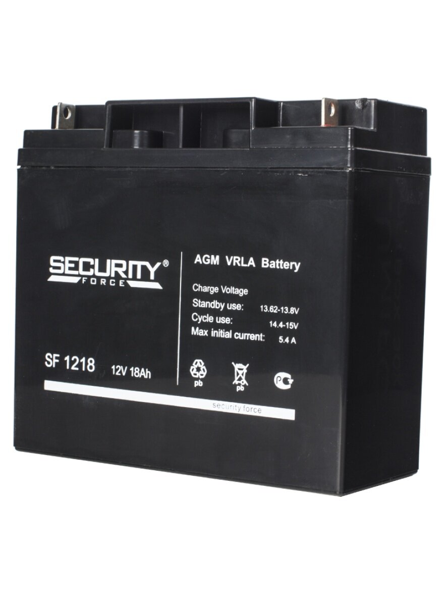 Аккумулятор Security Force SF 1218 — фото 1