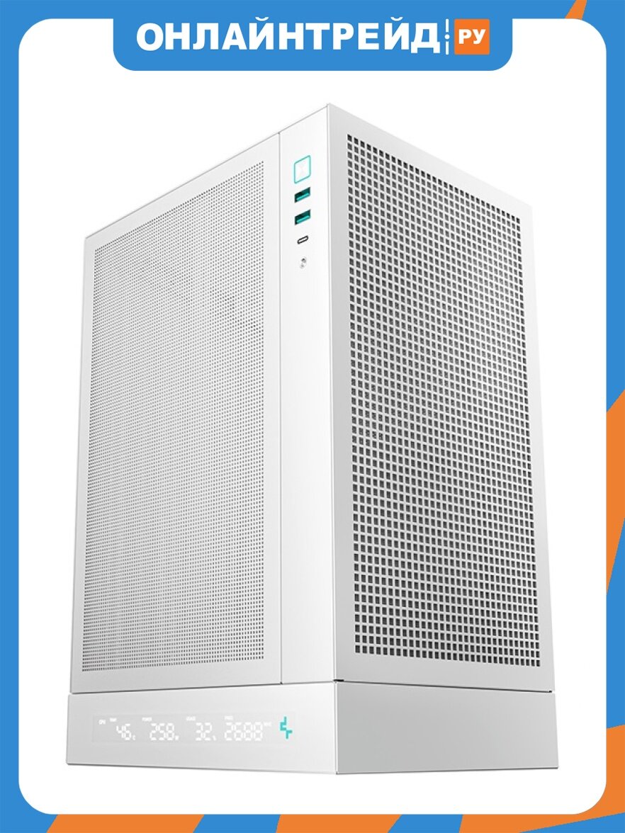 Корпус Deepcool CH170 DIGITAL белый
