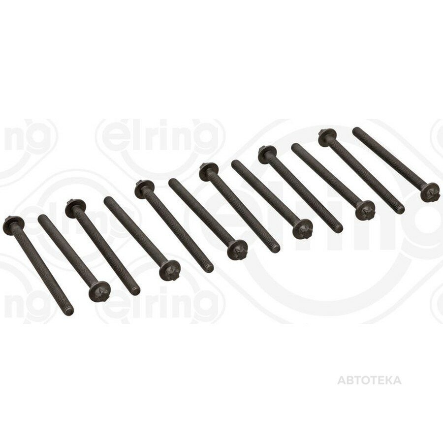 Ком/кт болтов ГБЦ [M9x125x121mm] [55 566 811 (10x)] ELRING 751970 CHEVROLET Aveo/Cruse/Orlando, OPEL Adam/AstraJ/CorsaD, E/Meriva/Mokka/Zafira 1,2/1,4L 09/2009-> [A12XEL/XER, B12XEL/XER, A14XEL/XER/XFL/NEL/NET, B12.