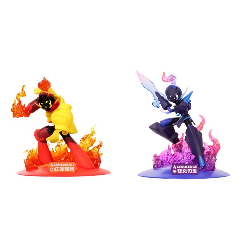 Фигурка унисекс Funism Покемон Чиби, Cangyan Blade Ghost Style Small Size+Red Lotus Armor Rider Style Small Size, 1 шт.