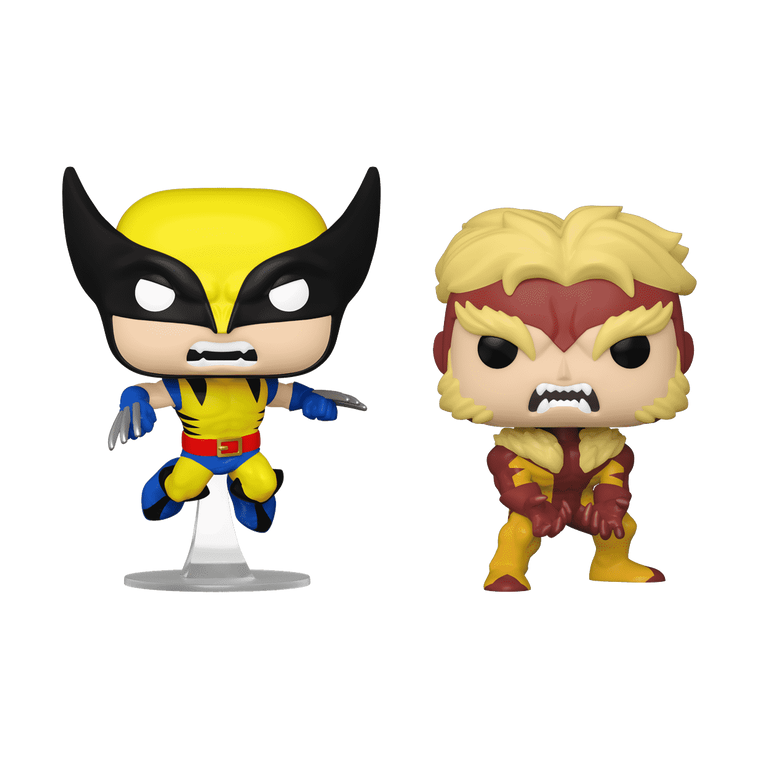 Фигурки унисекс Funko POP! X-Men Wolverine и Sabretooth
