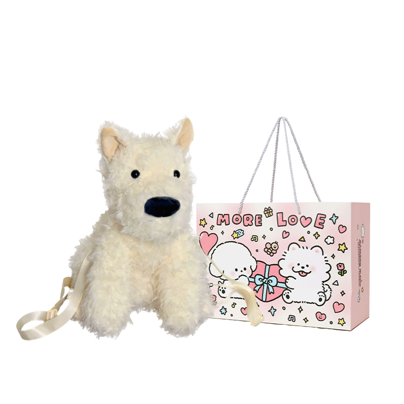 Плюшевый персонаж унисекс Abay West Highland Terrier, 23CM EU