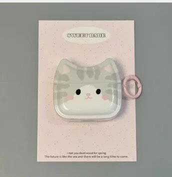 Чехол 3D Ear Cat Paw для AirPods Pro 3 for AirPods pro2, слоновая костя
