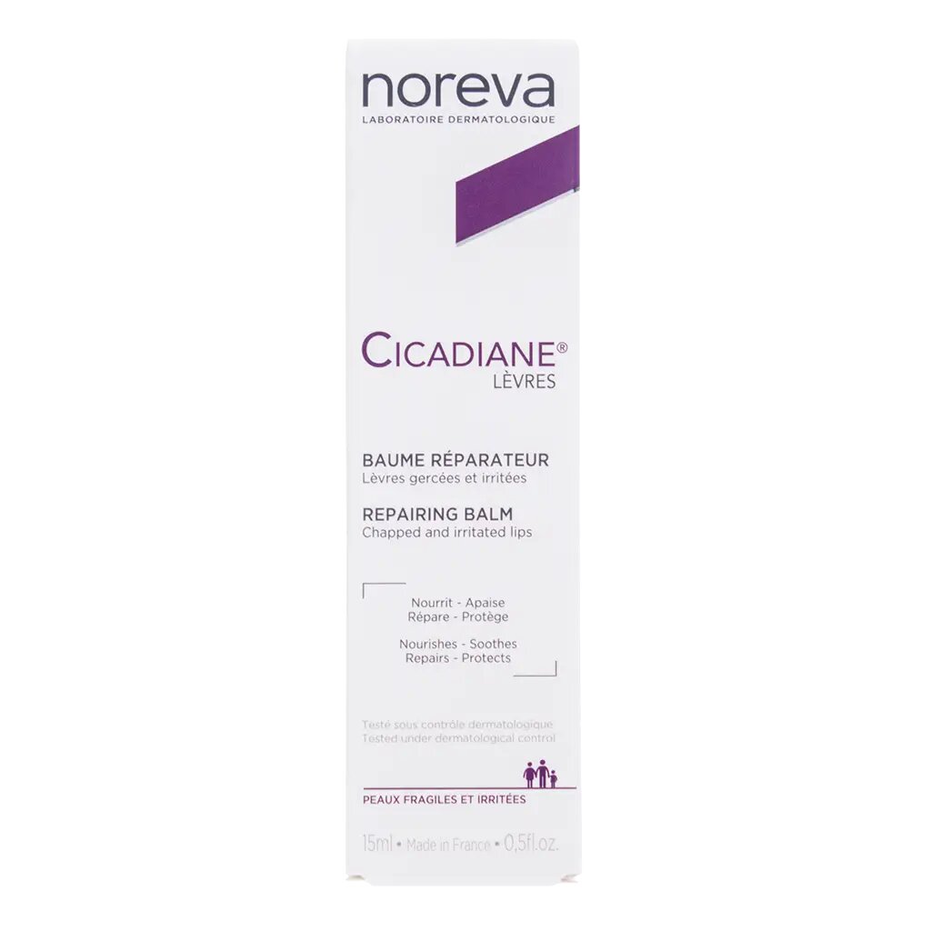 Noreva Cicadiane Восстанавливающий бальзам для губ 15 мл 1 шт