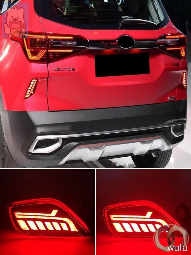 Задний фонарь для Kia Seltos, красный, 2 шт, арт. 759 - автозапчасти