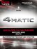Шильдик на багажник 4matic для Mercedes-Benz, ABS-пластик, хром