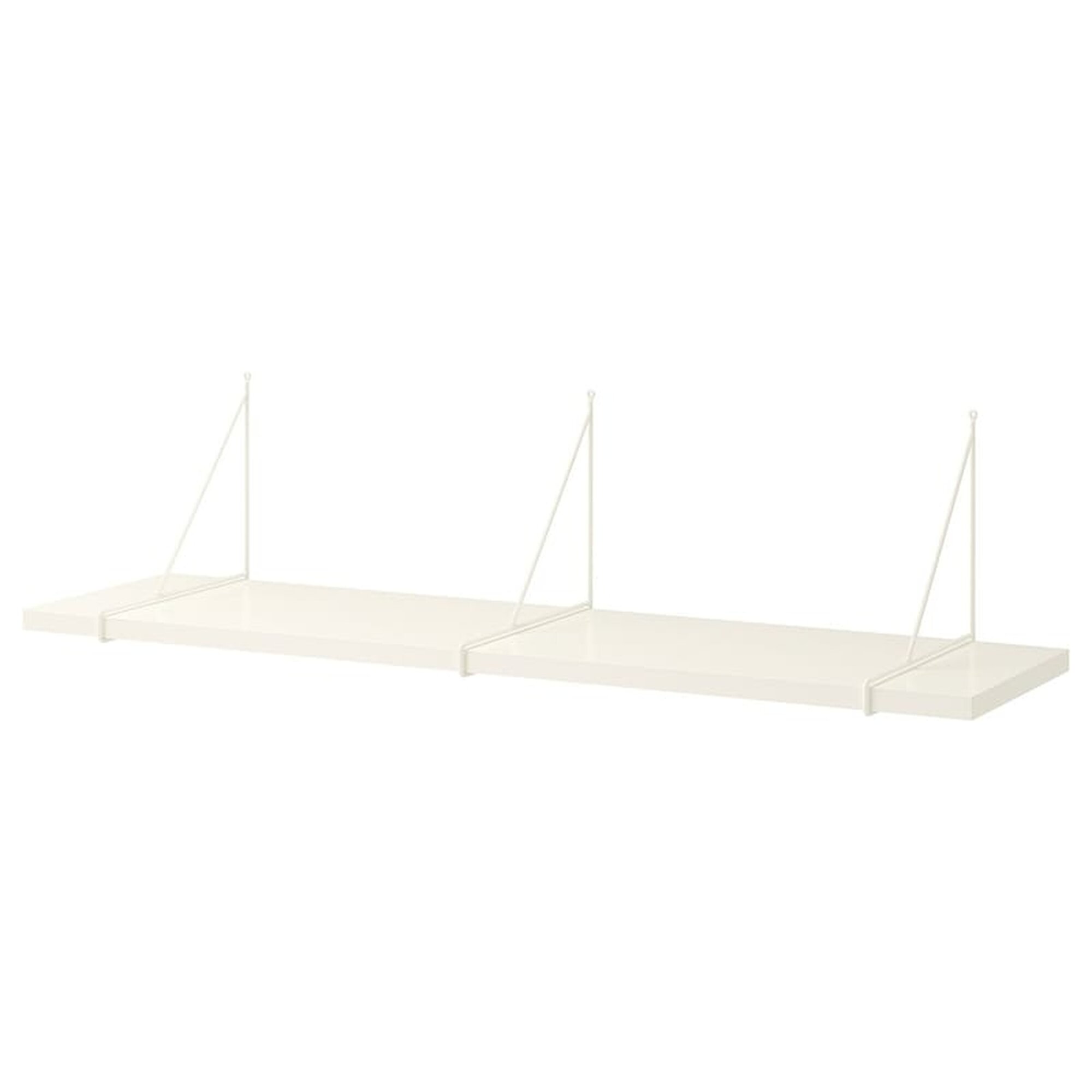 Полка настенная IKEA Bergshult/Pershult 792.907.75, белая, сталь, 120х30 см