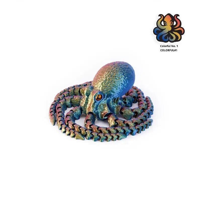 3D-фигурка осьминога ouhoe для детей A7