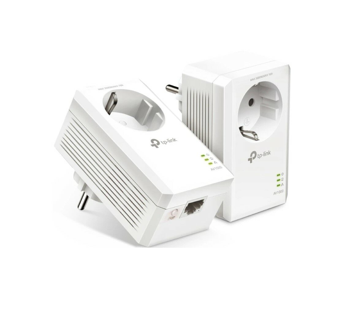 Powerline-адаптер TP-Link TL-PA7017P KIT, белый
