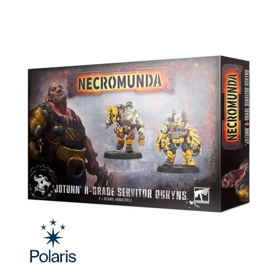 Warhammer Necromunda 'Jotunn' H-Grade Servitor Ogryns Миниатюры для настольной игры