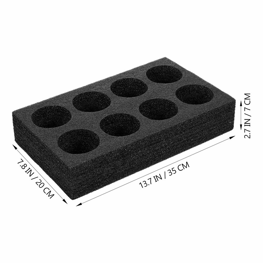 Подставка Для Кубков 8 Штук Черного Цвета 35.00X20.00X7.00Cm