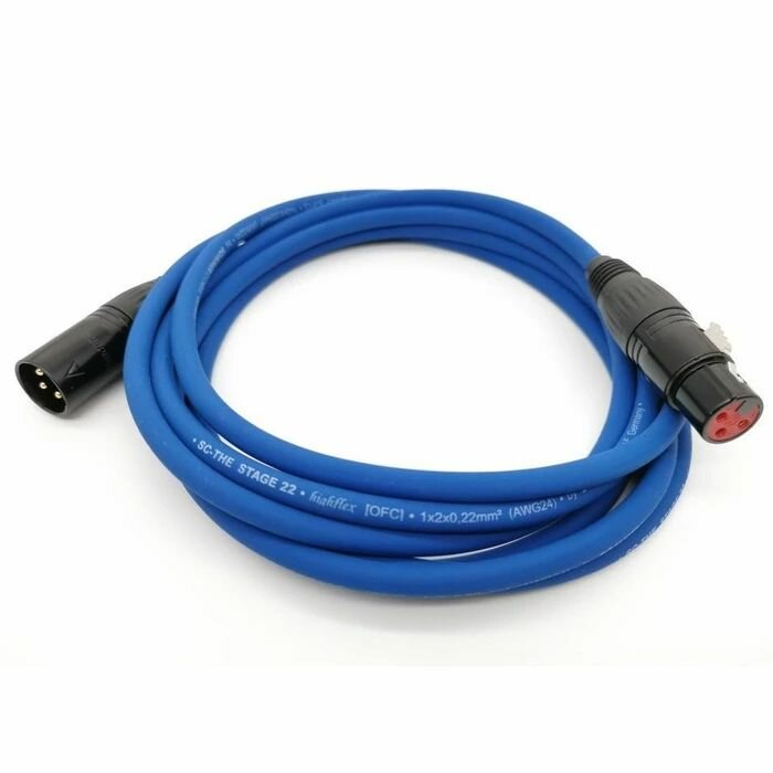 ZZcable E1-XLR-M-F-0100-6 1.0m Кабель аудио 1xXLR - 1xXLR