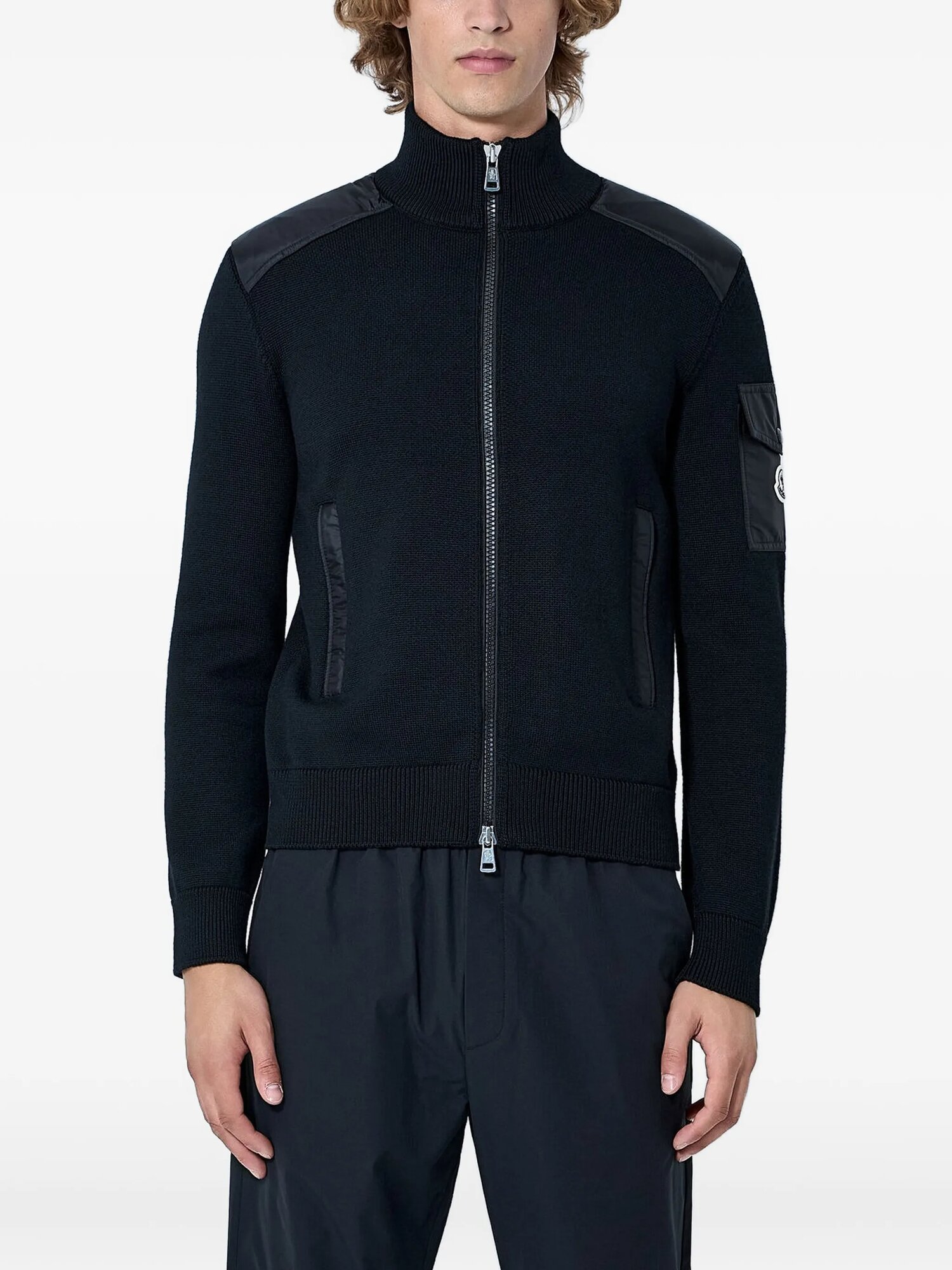 Свитер Zip-up high-neck sweater