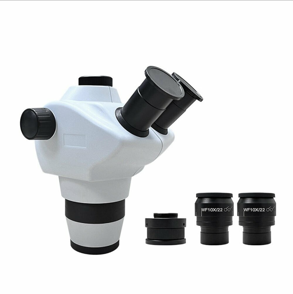 Лабораторный микроскоп AMSZOOM Professional, тринокуляр, пластик, 8-50x, черный