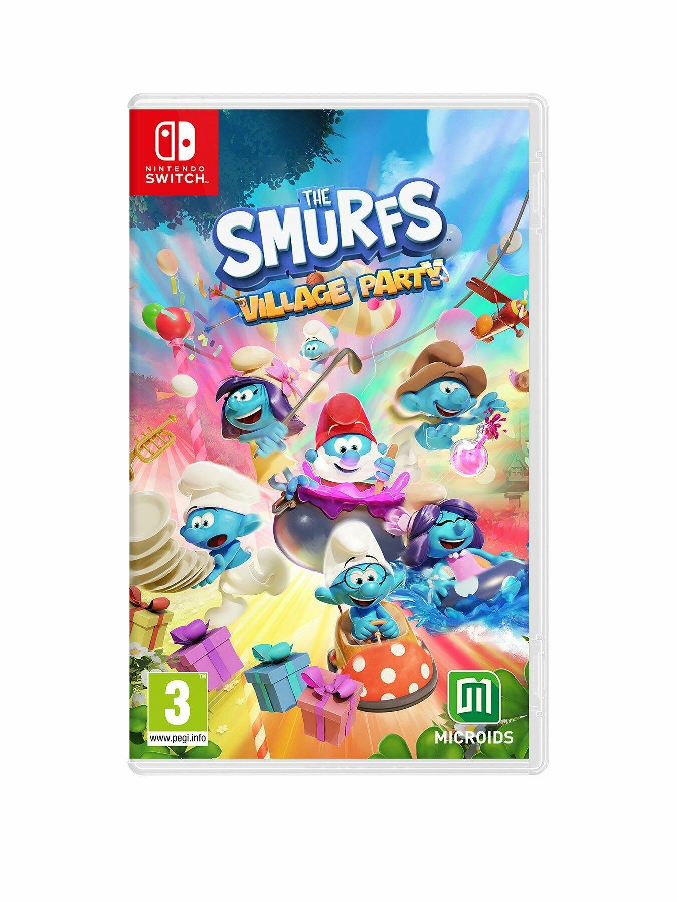 Игра The Smurfs: Village Party (русские субтитры) для Nintendo Switch