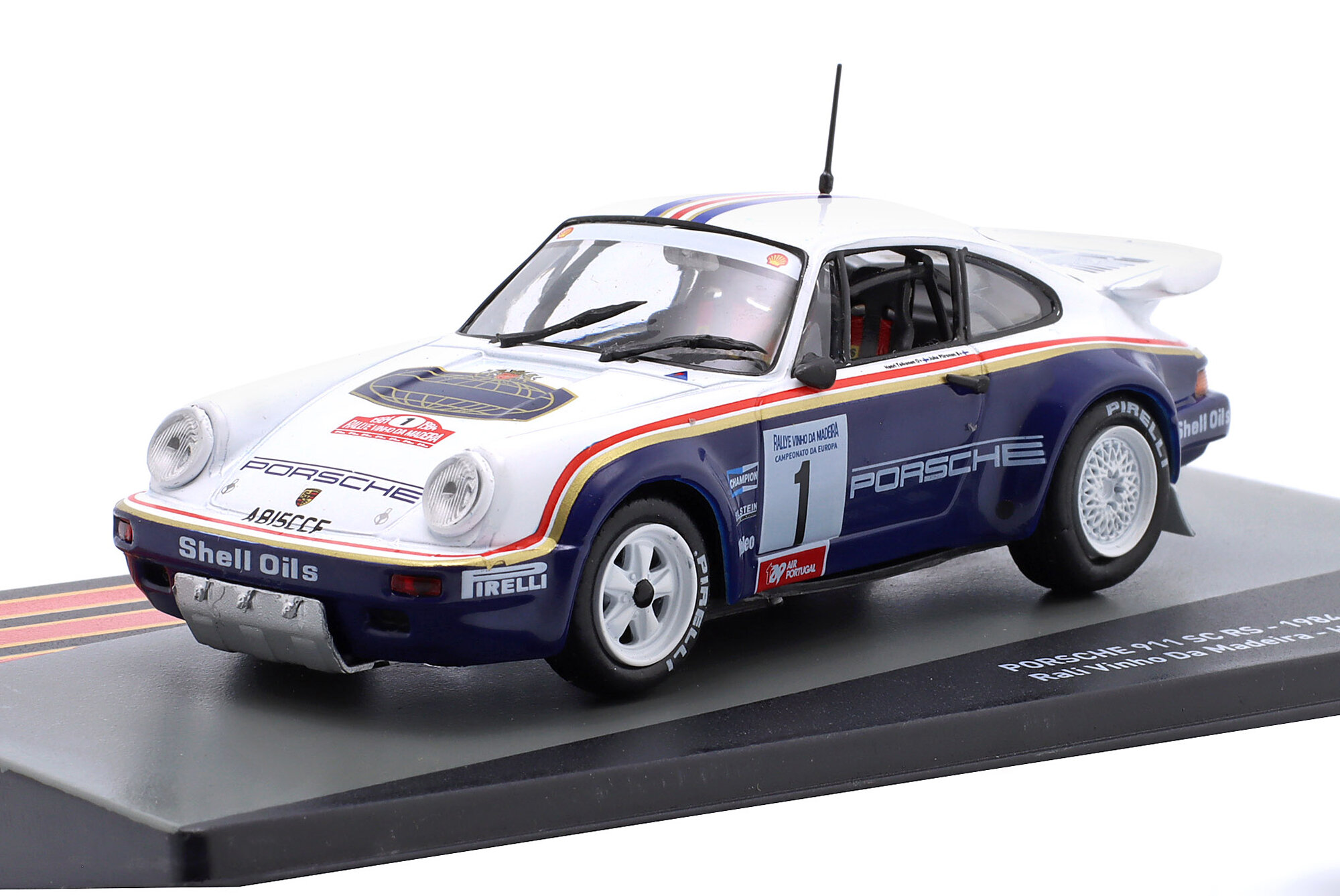 Модель коллекционная ALTAYA Porsche 911 sc rs 1984 rallye vinho da madeyra h.toyvonen j.piironen #1