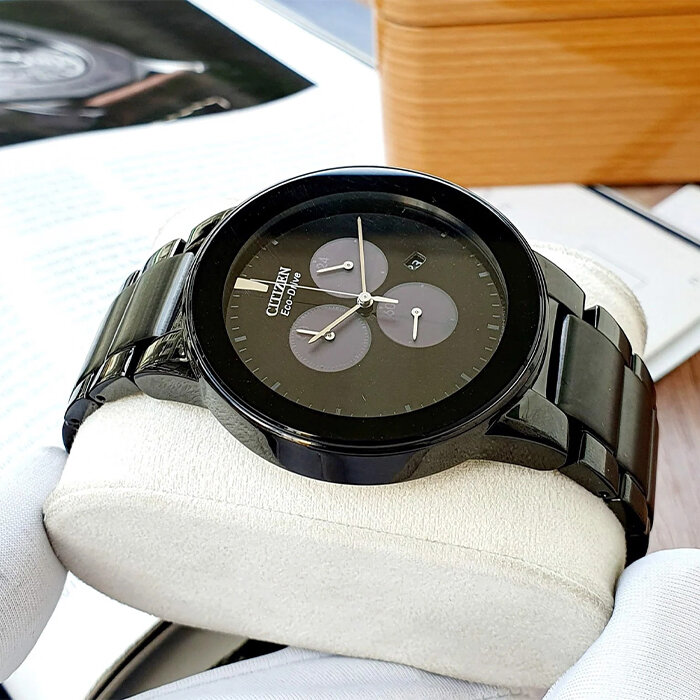 Наручные часы CITIZEN Eco-Drive, черный — фото 1