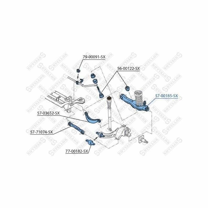 Рычаги подвески STELLOX 5700185SX, STELLOX 5700185SX